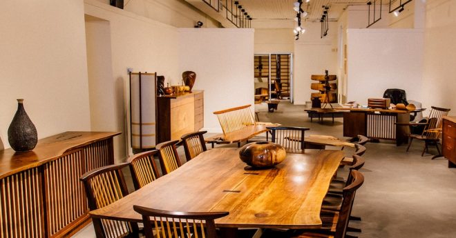 Here are some examples of bespoke artworks that are in George Nakashima ...